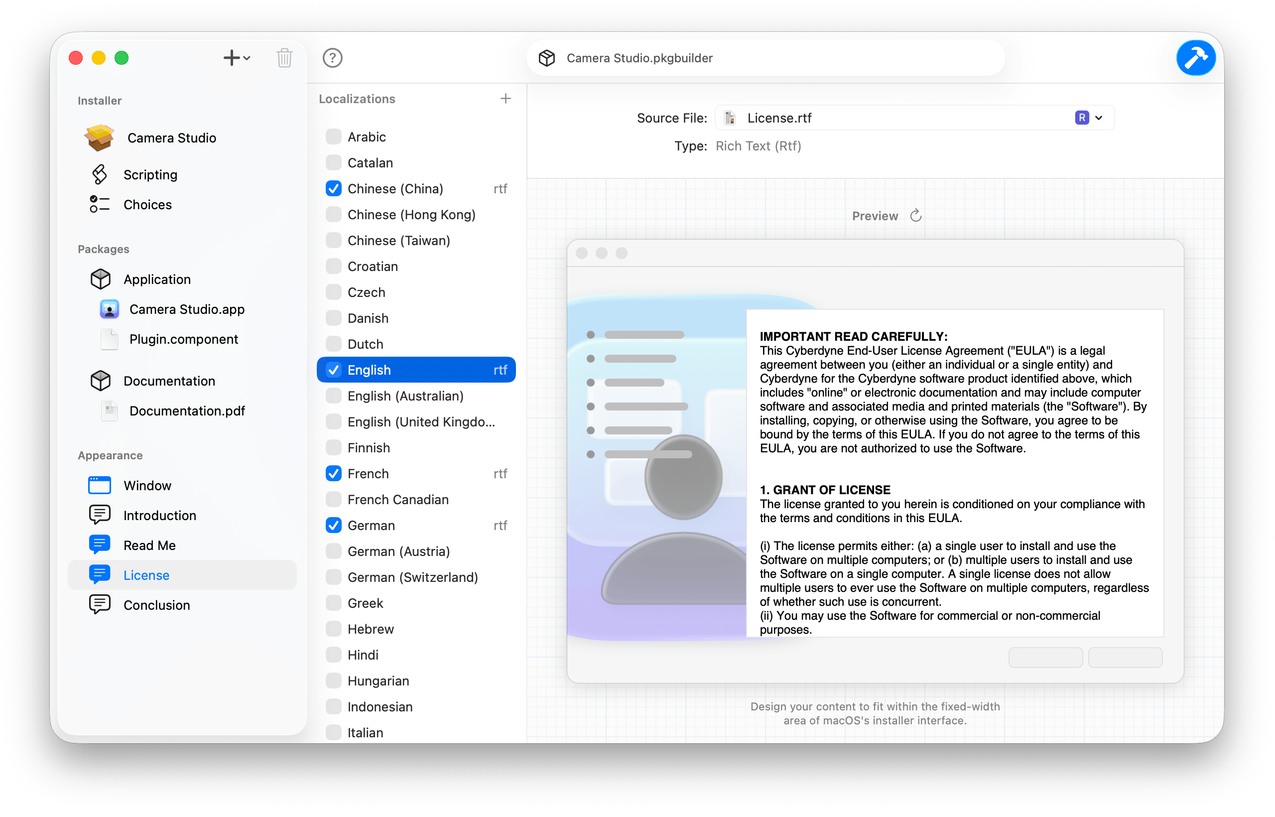 Package Builder - Build macOS pkg Installer Packages